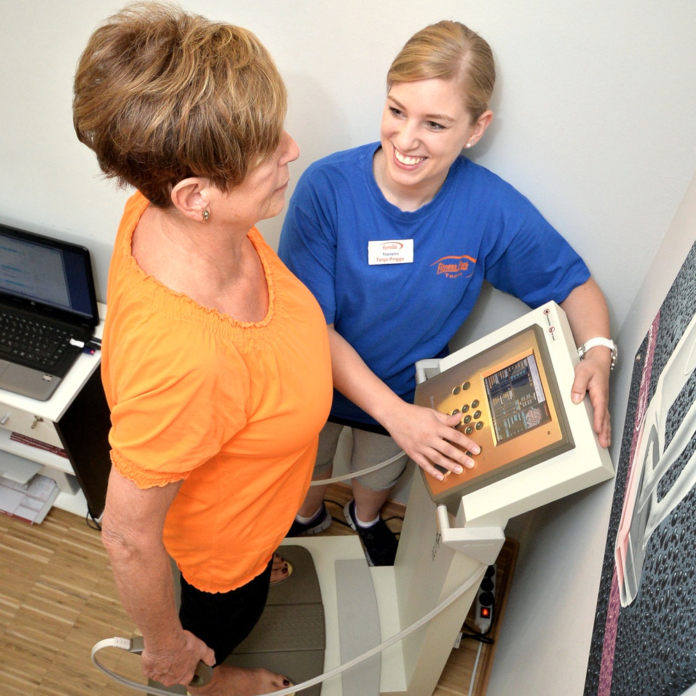 im Fitnessstudio Bremen Nord / Aumund: Fitness Park: Körperanalyse